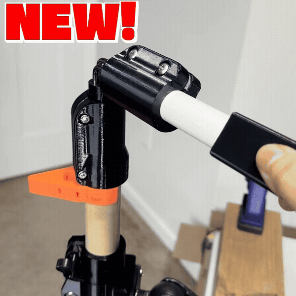 Pole Mount Kit for Wooster Pole and 4-hole AMPS pattern RAM mount, C o ...