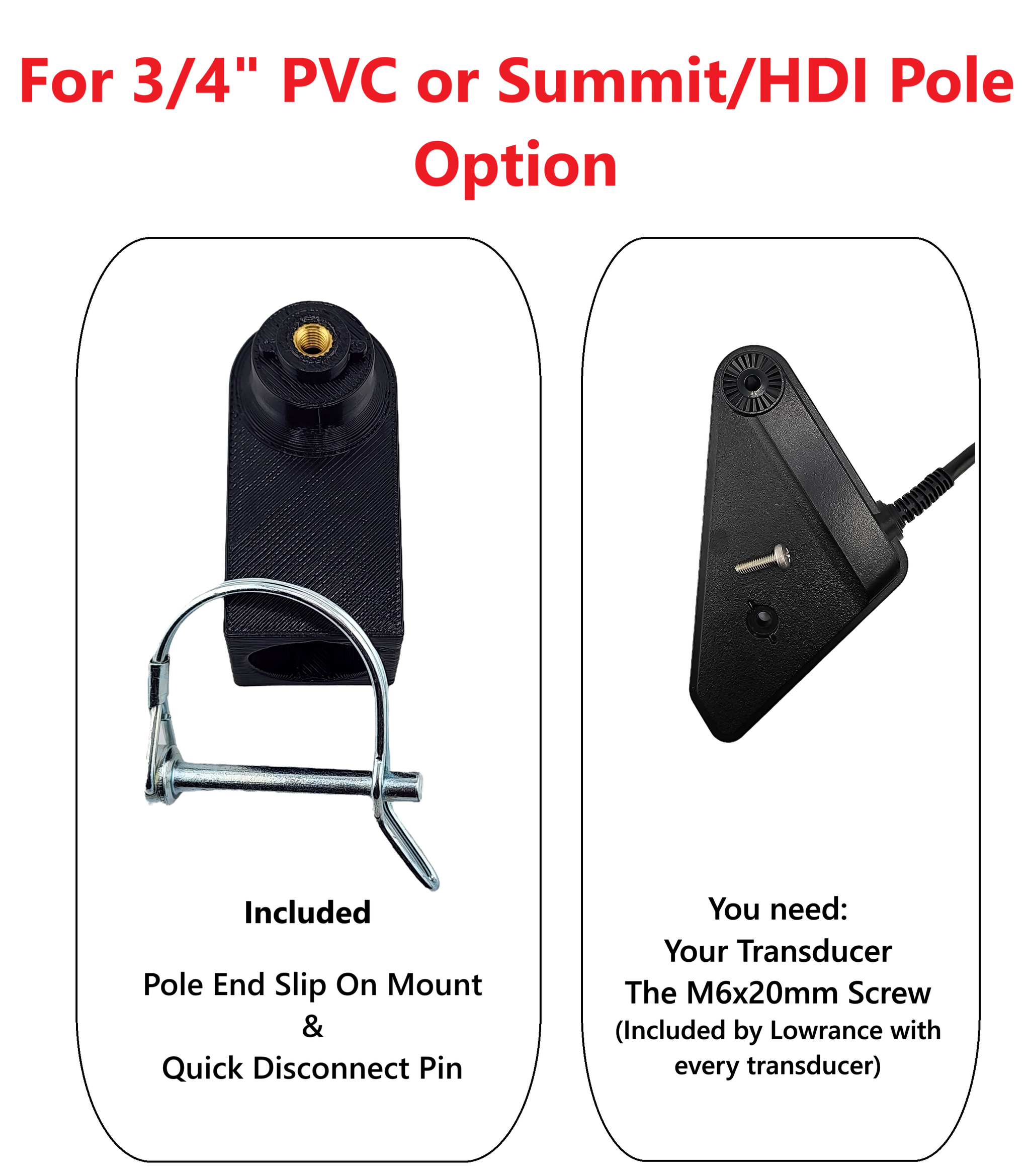 Eagle Eye 9 Transducer Mount for Pole Mount – GG Fishing